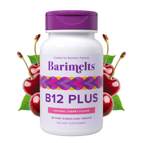 B12 Plus | 90 Ct | Fast-Dissolving | Barimelts
