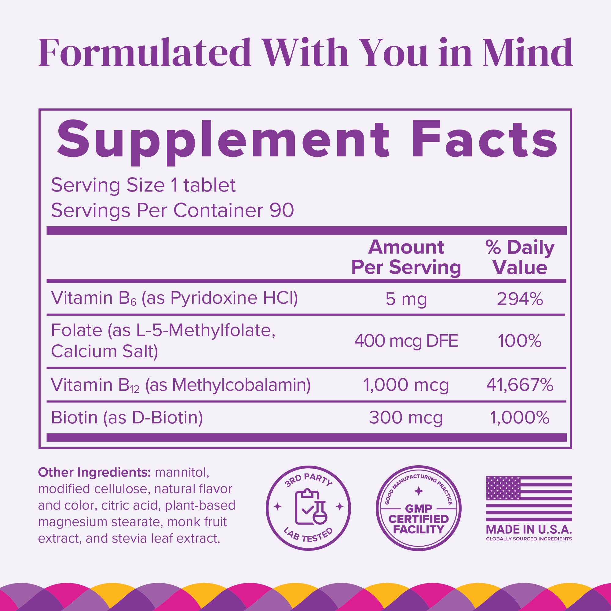 B12 Plus | 90 Ct | Fast-Dissolving | Barimelts