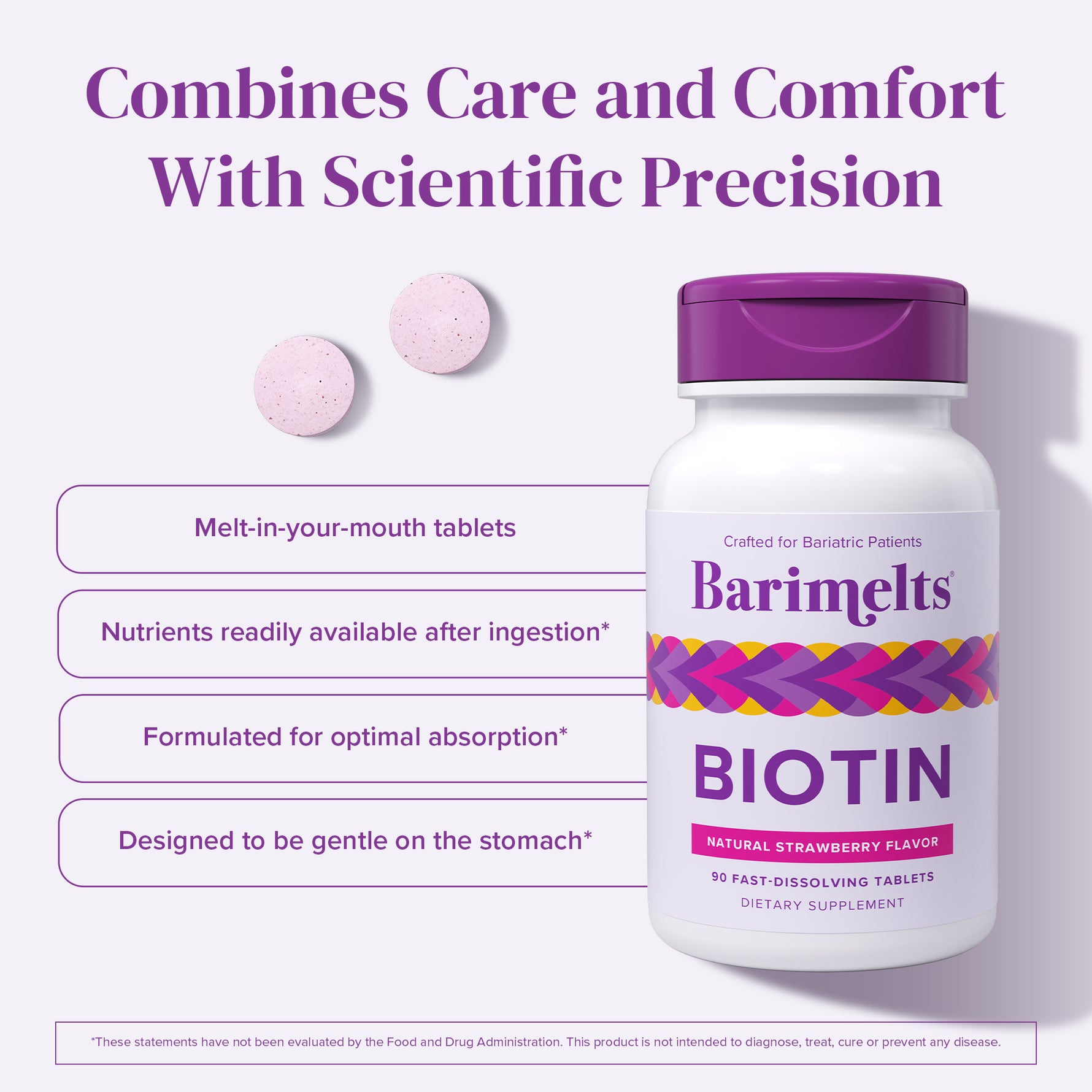 Bariatric Biotin | 90 Ct | Fast-Dissolving | Barimelts