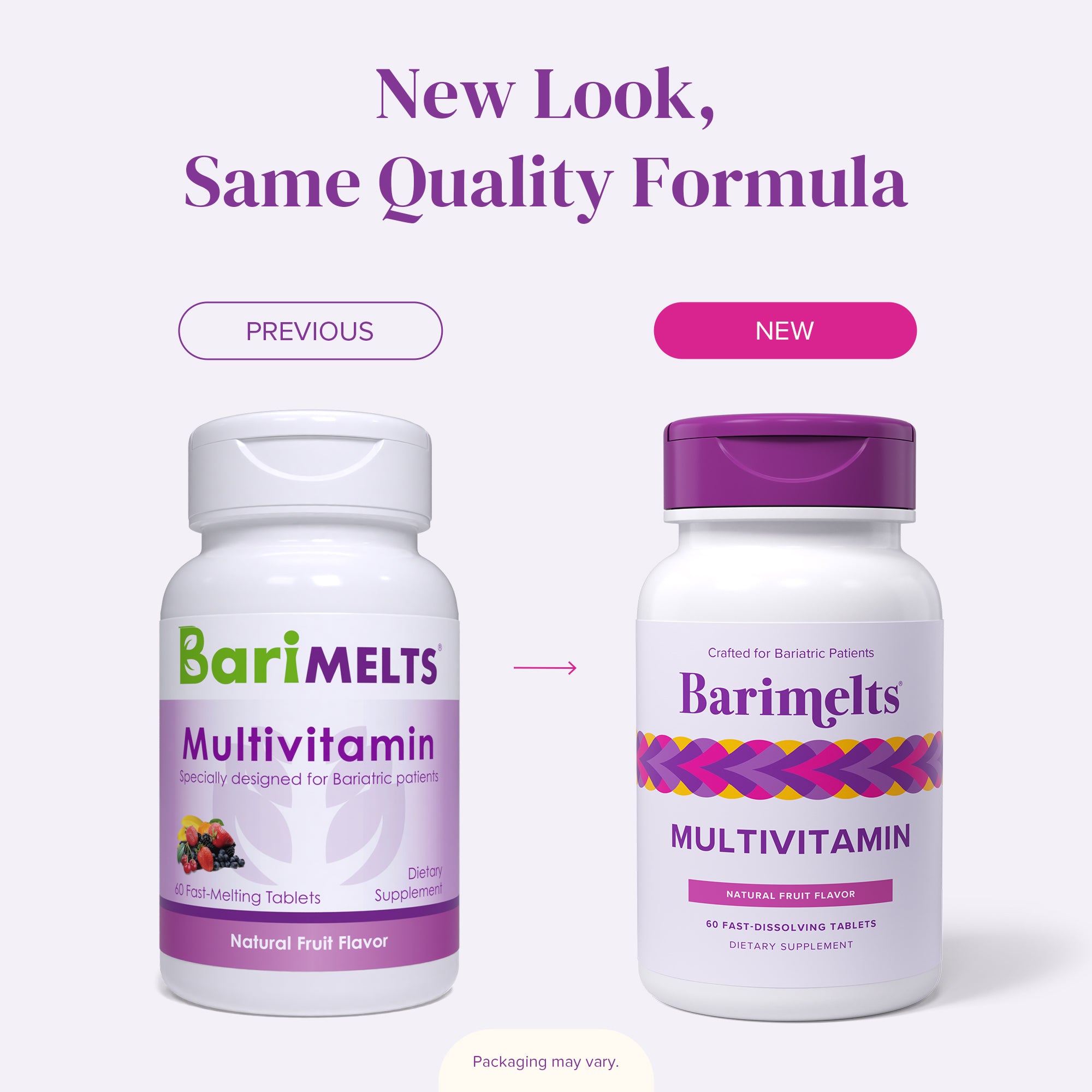 Multivitamins | 60 Ct | Fast-Dissolving | Barimelts