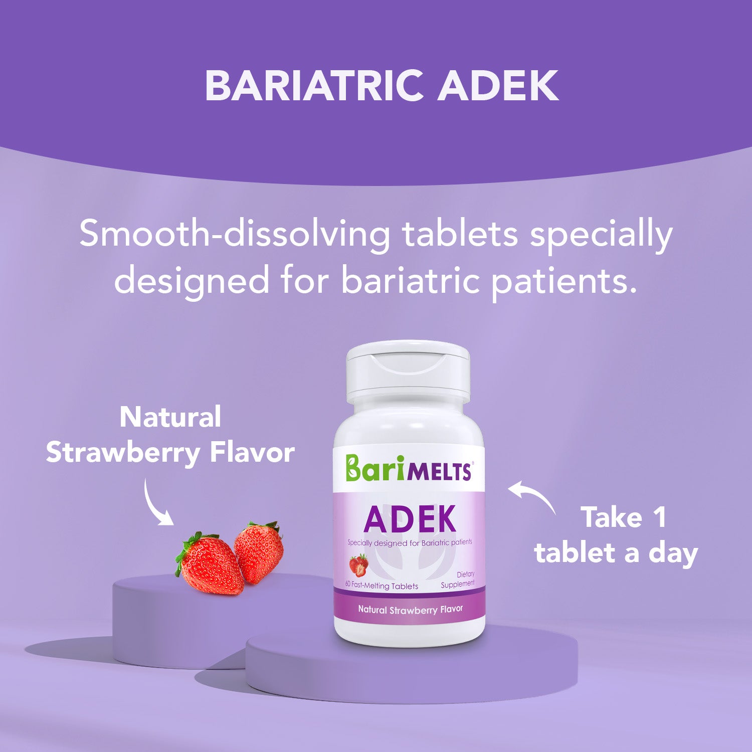 ADEK Vitamins | BariMelts Bariatric Dissolvable Vitamins